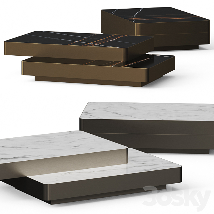 Reflex Slide 40 Coffee Table - Table - 3D model
