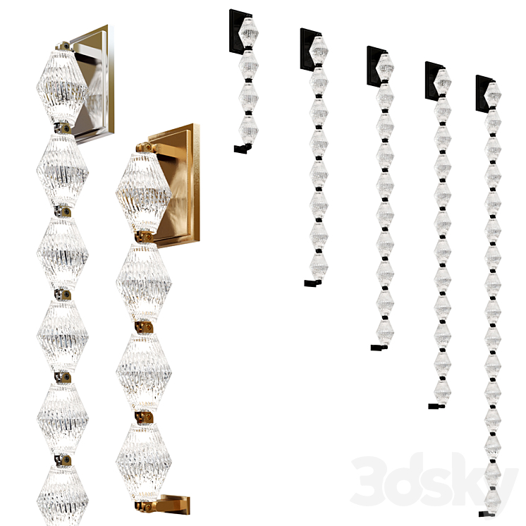 COLLIER wall sconce collection - Wall light - 3D model