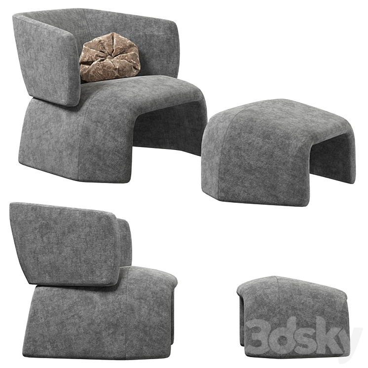 Linteloo Icarus armchair - Arm chair - 3D model