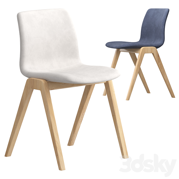 Viv Wood chair by Herman Miller - Chair - 3D model