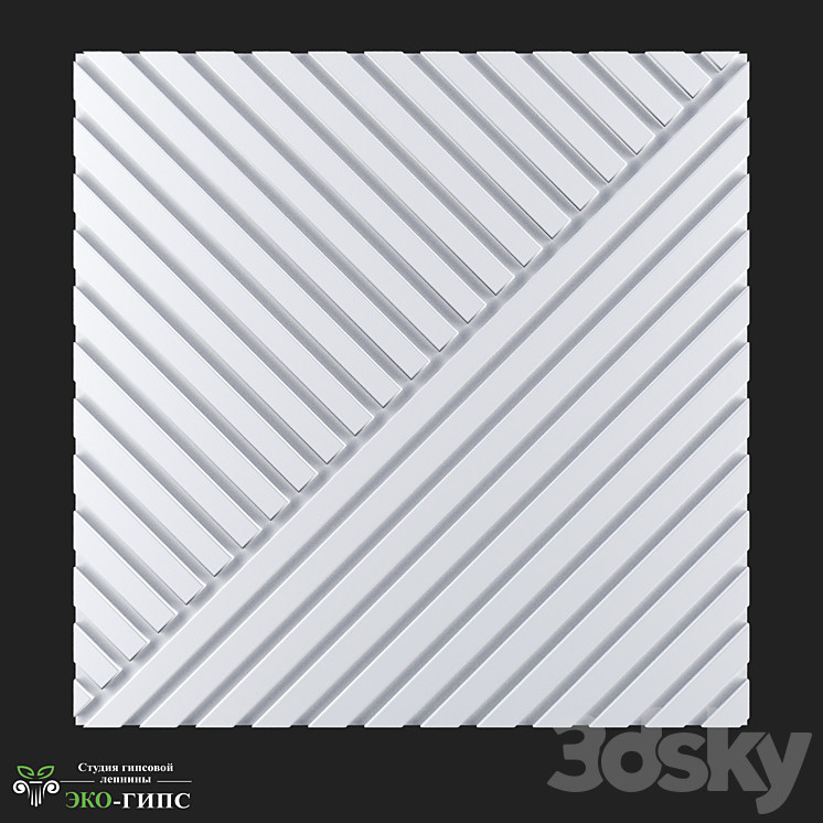 3D Panel PIFAGOR 1 - 3D panel - 3D model