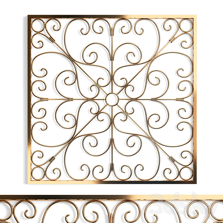 Abstract Wall Decor 023 - Other decorative objects - 3D model
