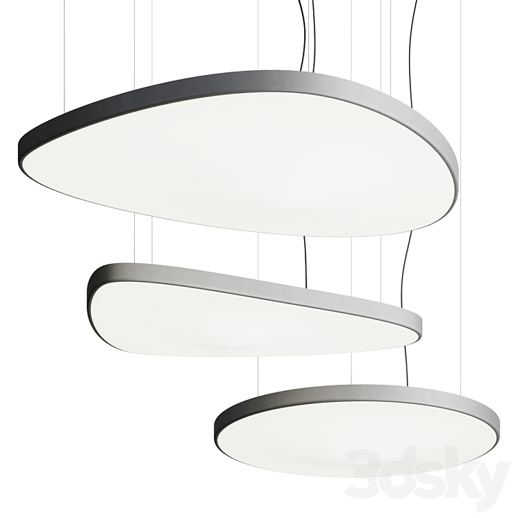 LUCEPLAN PETALE | Hanging lamp - Pendant light - 3D model