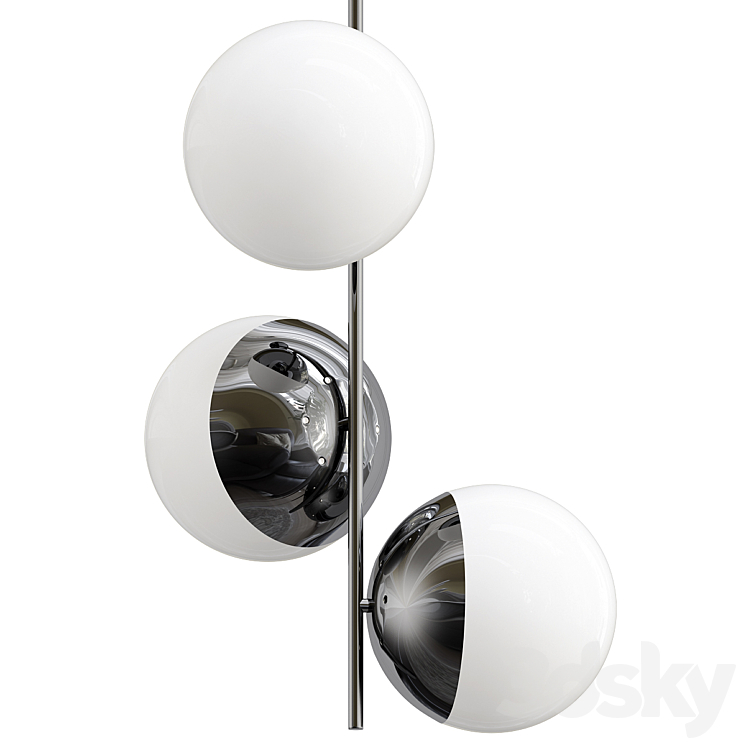 Yearby 3 - Pendant light - 3D model
