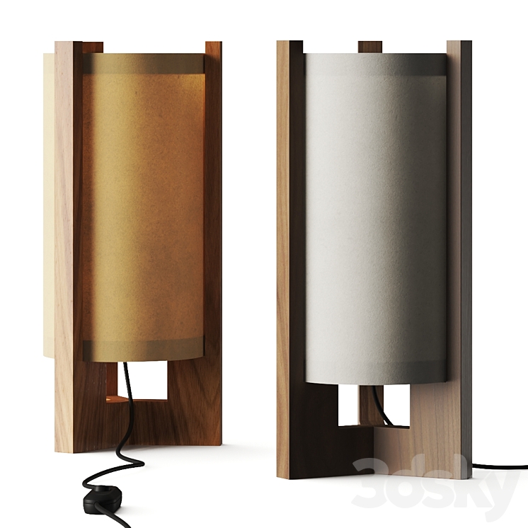 James Mankoff Japanese Inspired Mid-Century Table Lamp - Table lamp ...