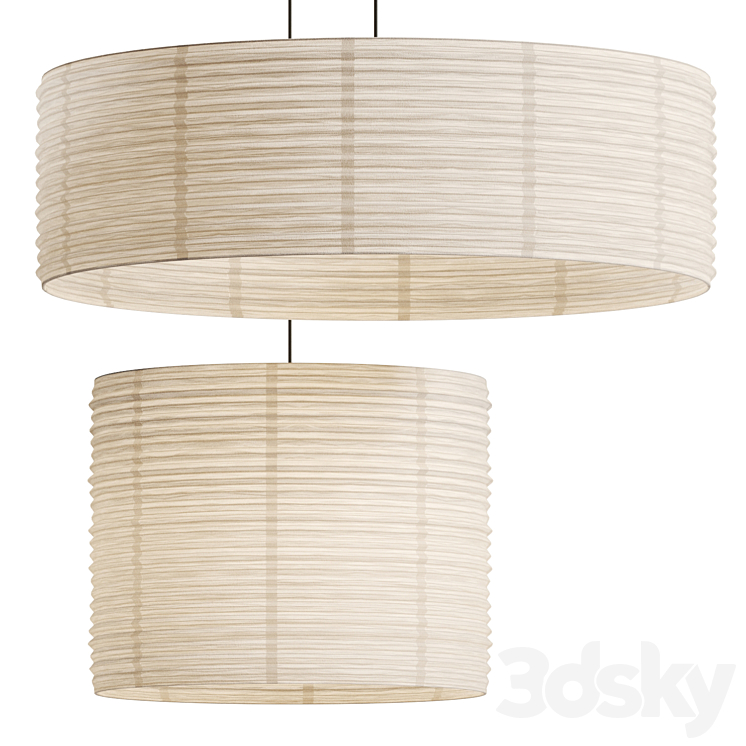 Pache Barrel by MCM House - Pendant light - 3D model