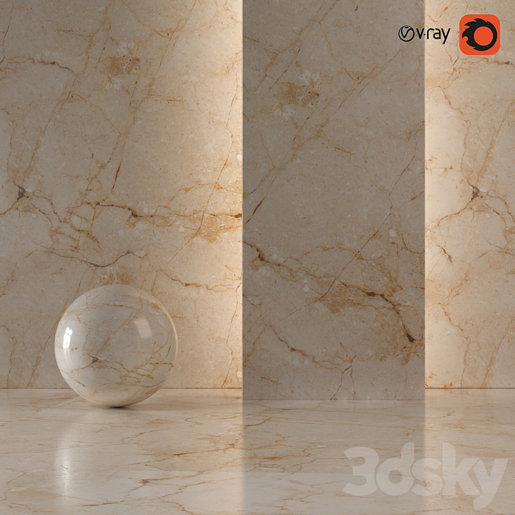 Italian cream stone Decoration 4k PBR Texture and Material DrCG 125 ...