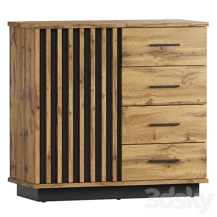 Kumode Ogden J104 - Sideboard & Chest of drawer - 3D model