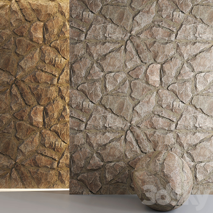 Mrf Wall Stone05 - Stone - 3D model
