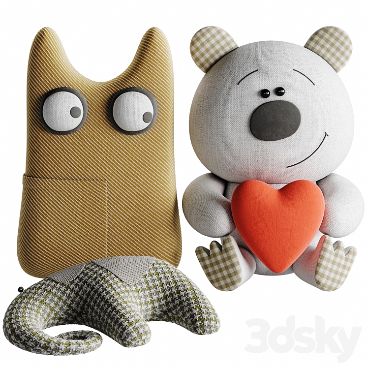 Soft Toys - Toy - 3D model