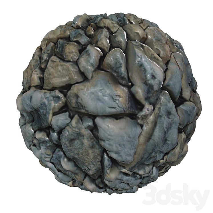 rock texture 3 - Stone - 3D model