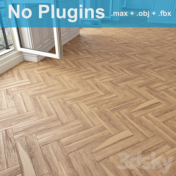 Flooring 7-03 - Floor coverings - 3D model