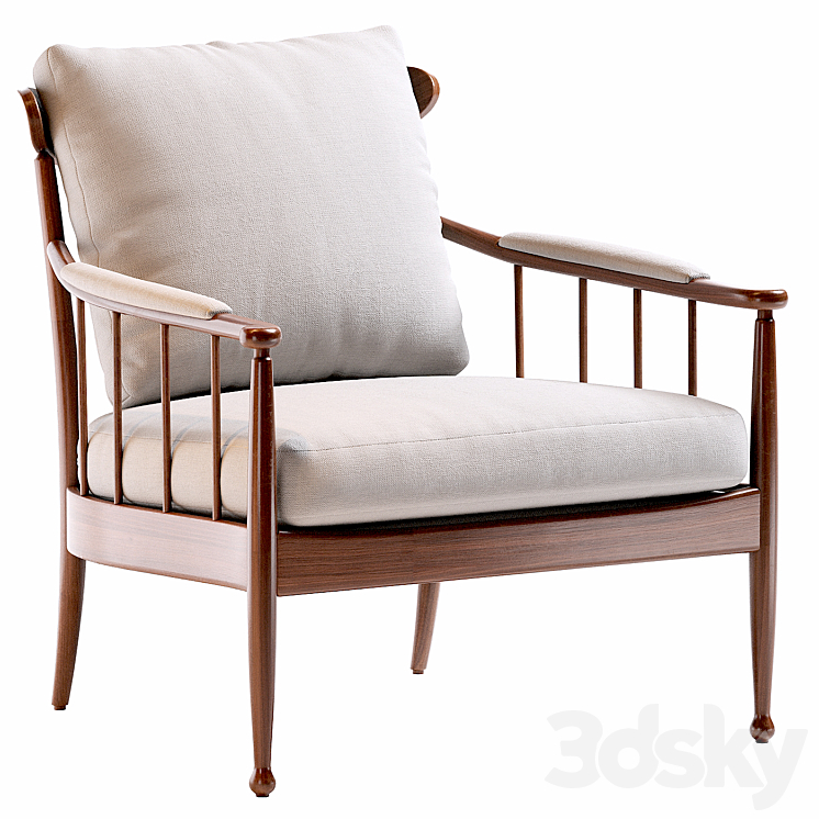 Lori Armchair - Arm chair - 3D model