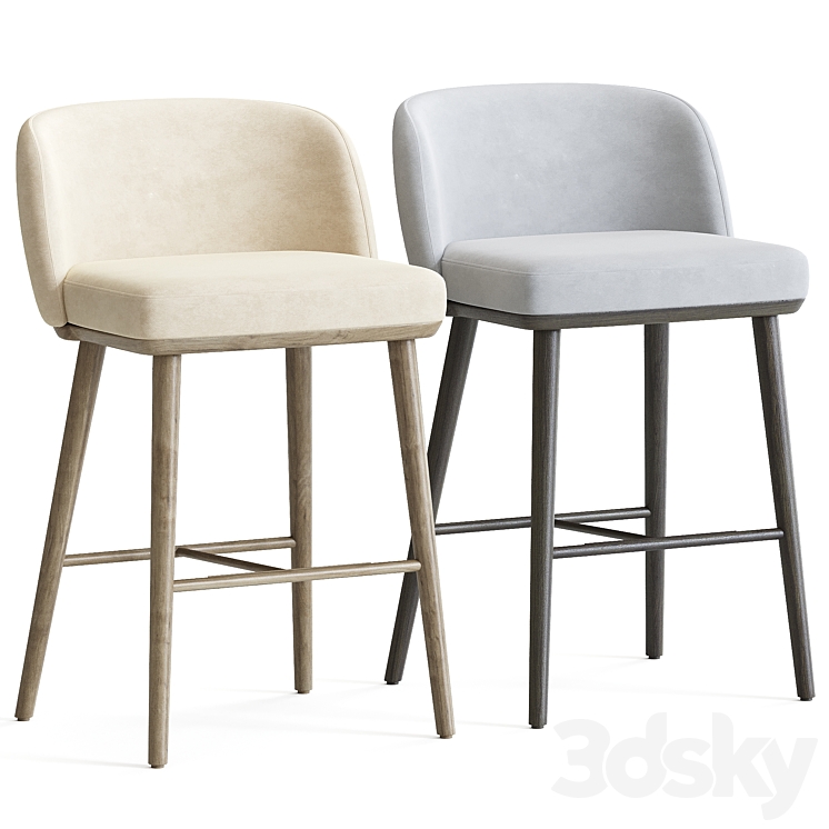 Foyer Stool By Calligaris - Chair - 3D model