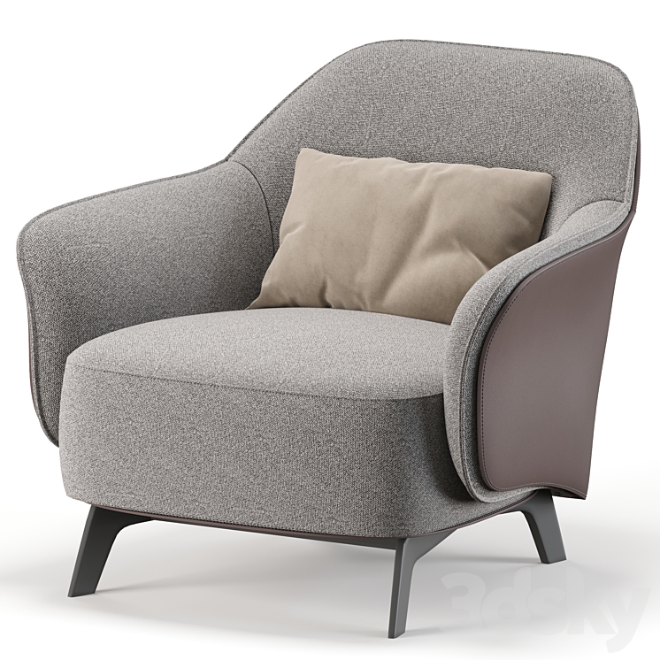 Poliform Kaori armchair - Arm chair - 3D model
