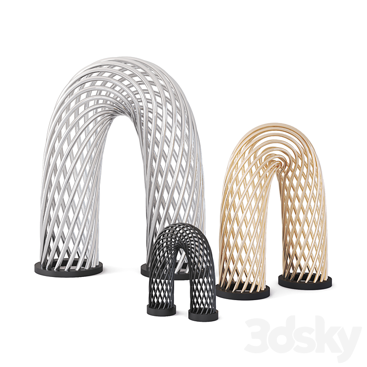 Parabola - Sculpture - 3D model