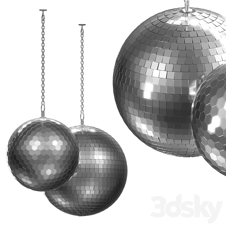 Disco balls - Other decorative objects - 3D model