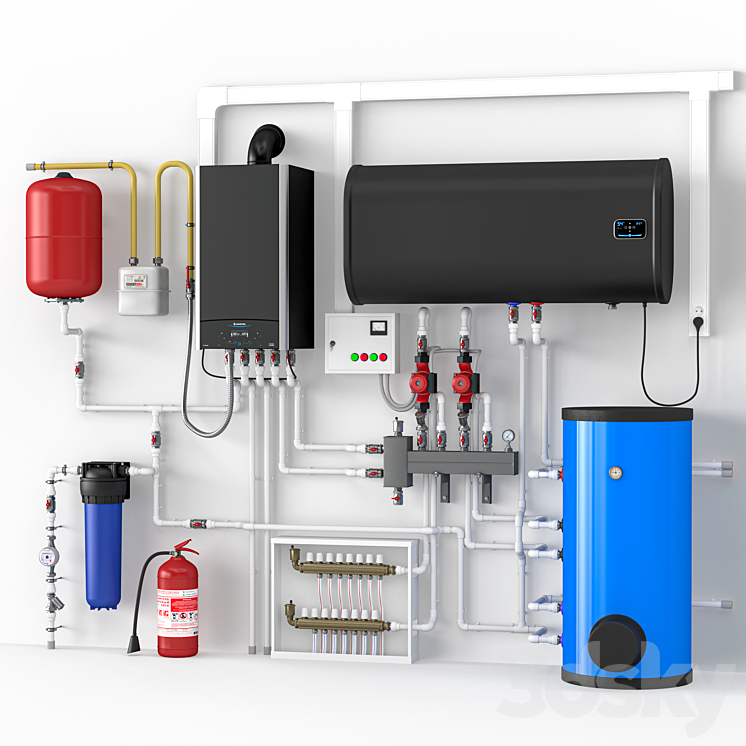 boiler room 6 - Miscellaneous - 3D model