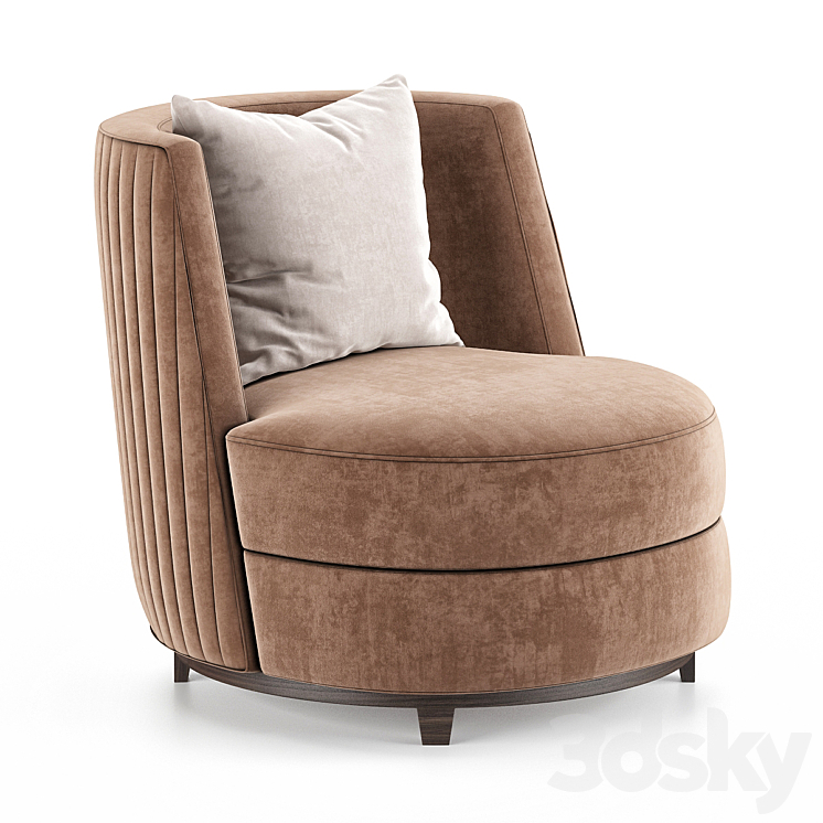 Ava small armchair - Arm chair - 3D model