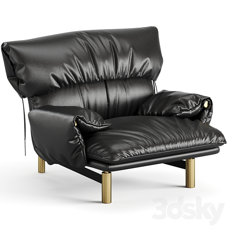 Baxter Jo Armchair - Arm chair - 3D model