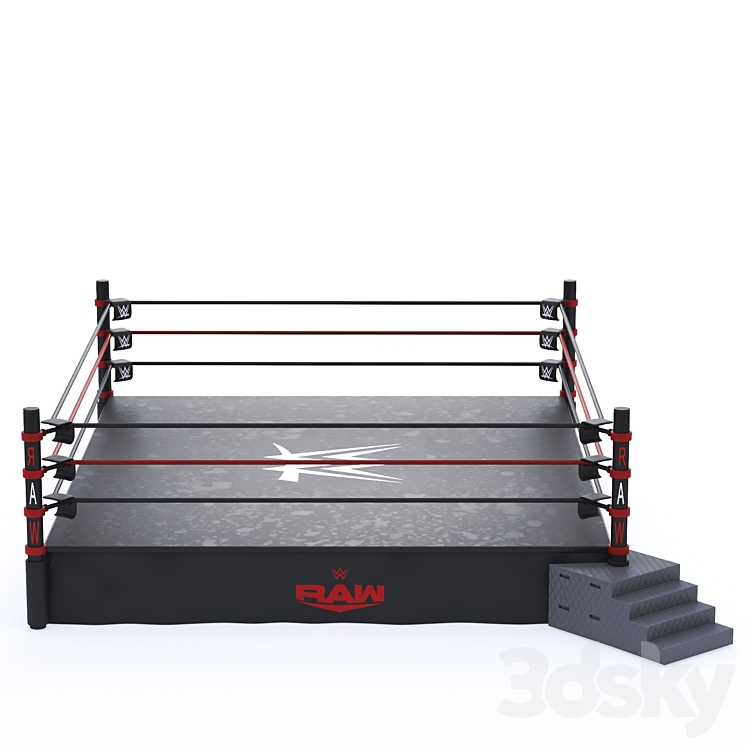 WWE Ring - Sports - 3D model