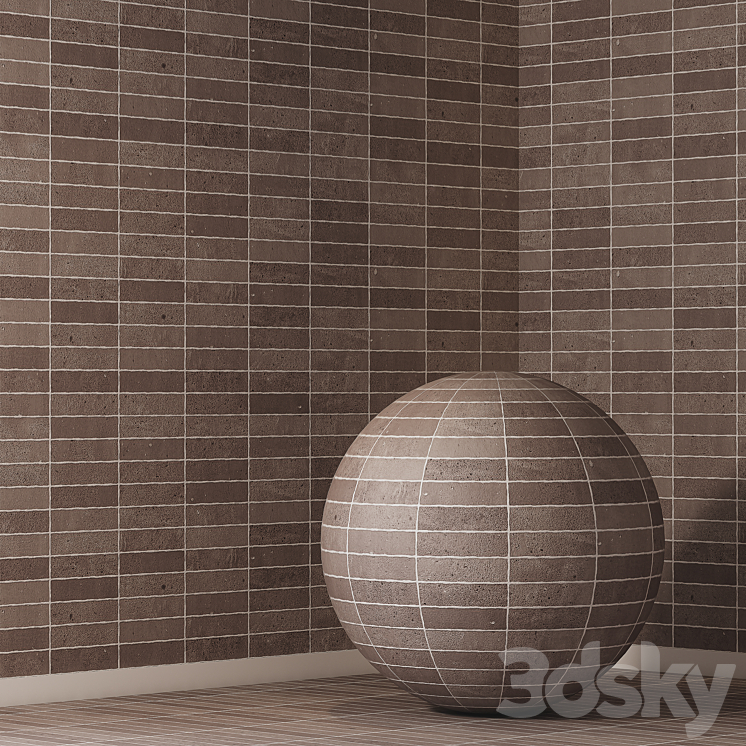 Brick 01 - Seamless 4K Texture - Brick - 3D model