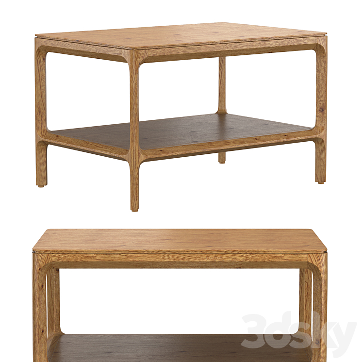 PADUA RECTANGULAR SIDE TABLE - Table - 3D model