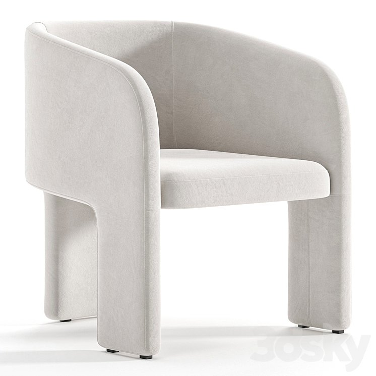 Neptune Dining Chair - Chair - 3D model