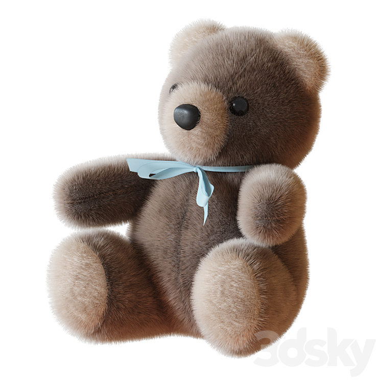Teddy bear - Toy - 3D model