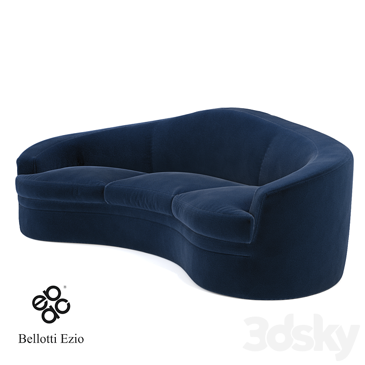 (OM) Bellotti Ezio 4011 - Sofa - 3D model