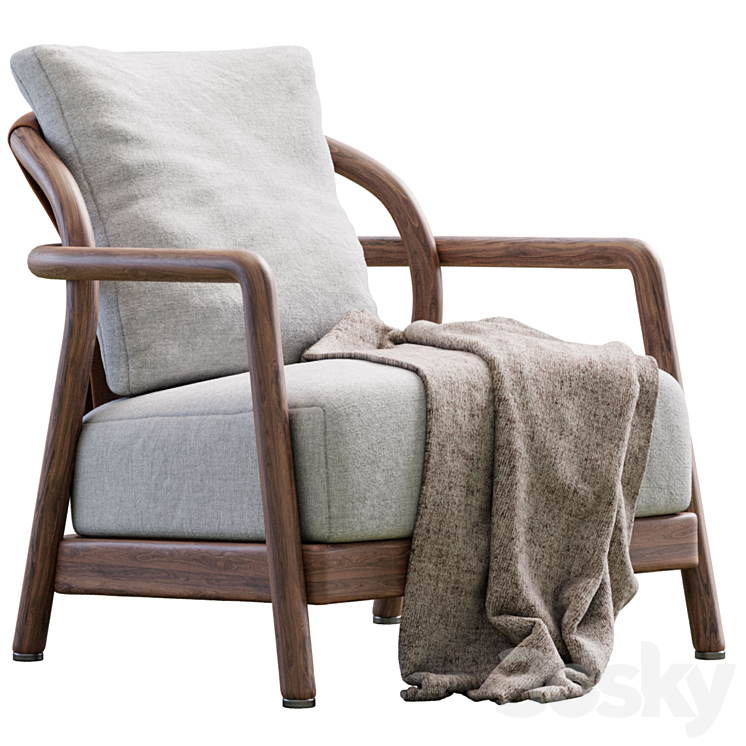Alison Armchair By Flexform - Arm chair - 3D model