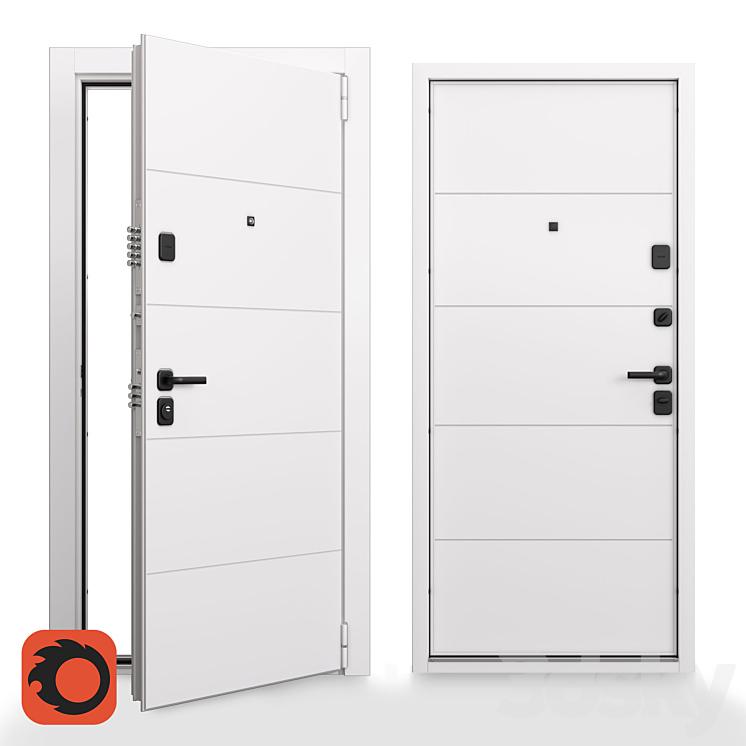 OM SUPER OMEGA PRO OP-L2 - Doors - 3D model