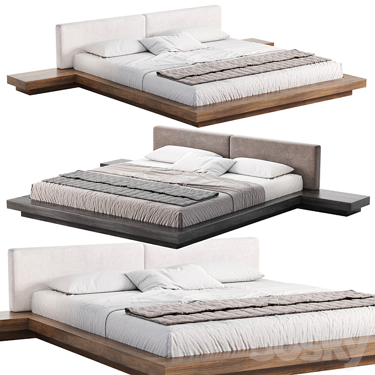Worth Bed By modloft - Bed - 3D model