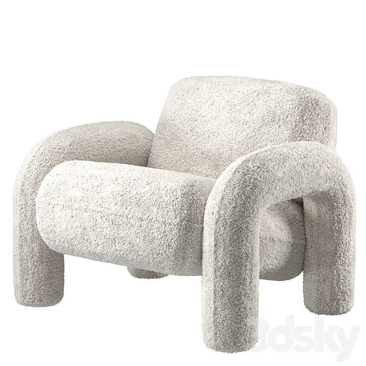 Armchair BUBO - Arm chair - 3D model