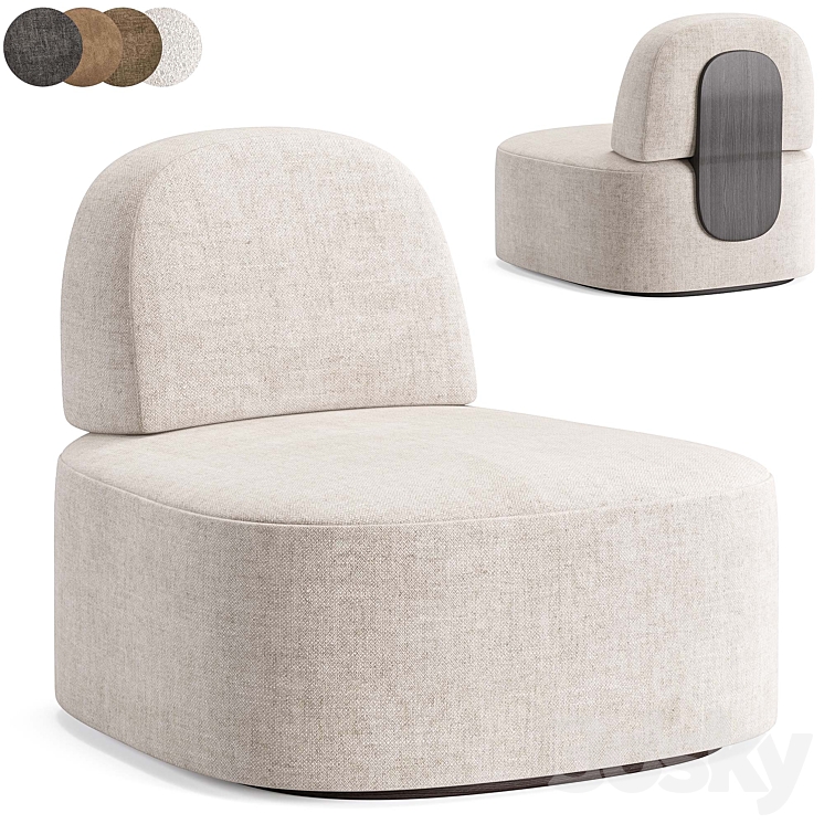 Clip Lounge Chair - Arm chair - 3D model