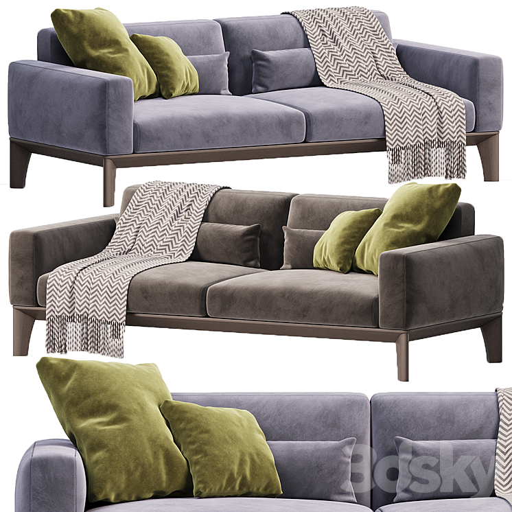 Fellow 2 seat sofa - Sofa - 3D model