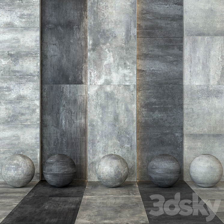 14 in 1 Florim Rawtech Vol. 1 Tile Textures - Industrial Concrete Tiles ...
