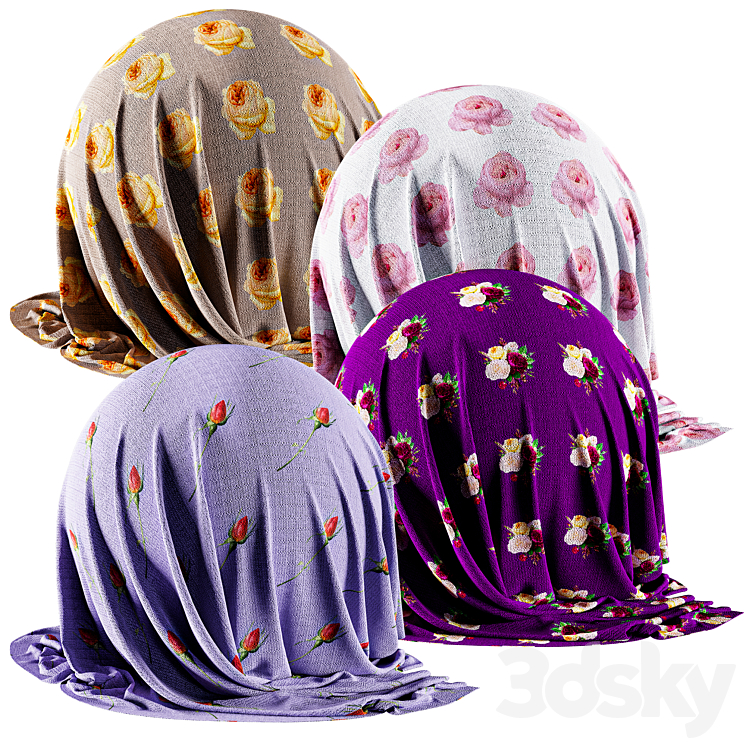 Fabric texture-collection-05 - Fabric - 3D model