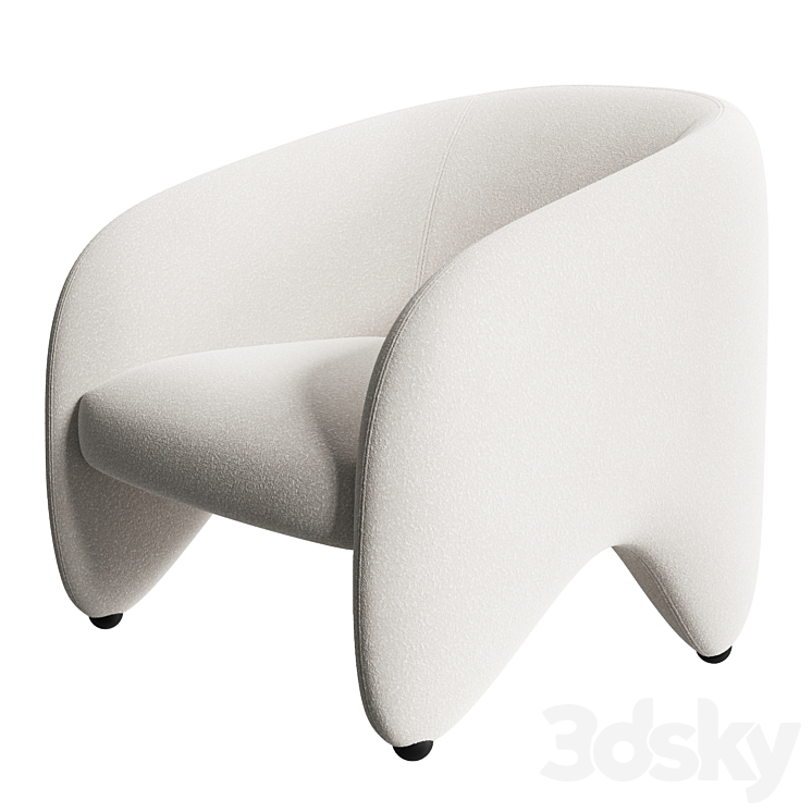 Arflex YUZU - Arm chair - 3D model