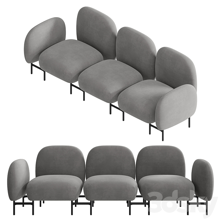 AndTradition Isole Modular Sofa - Sofa - 3D model