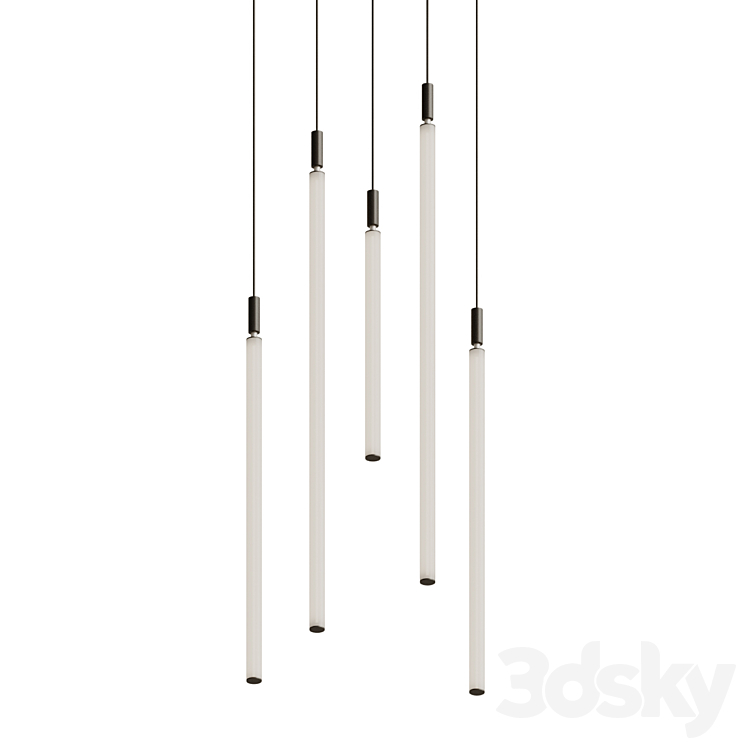Hanging Lamp Stick - Pendant light - 3D model