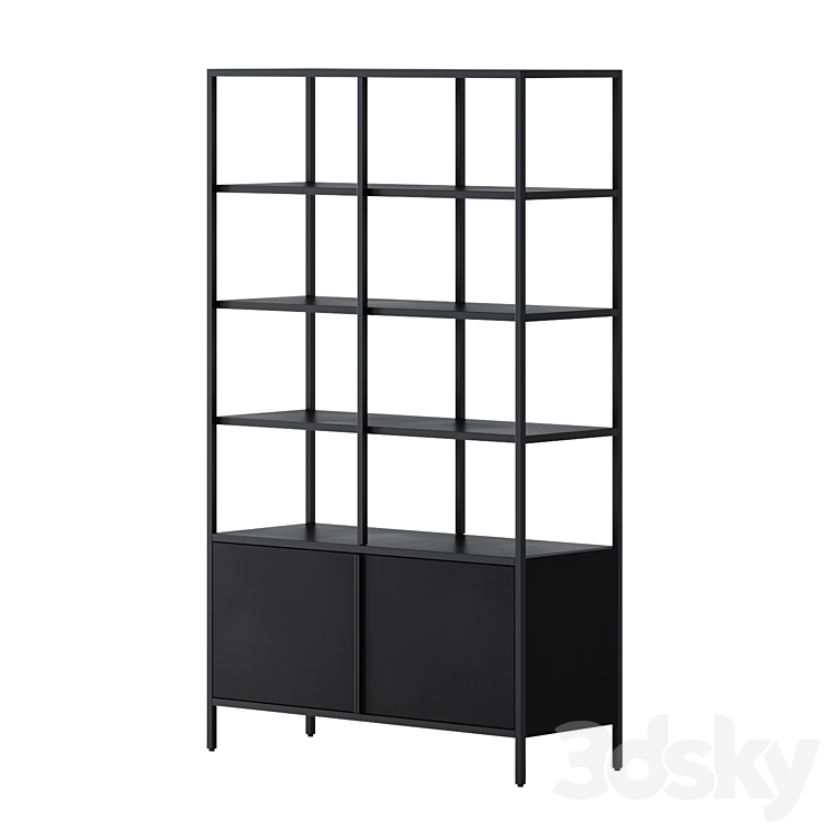 Watkin Bookcase By Maisons Du Monde - Rack - 3D model
