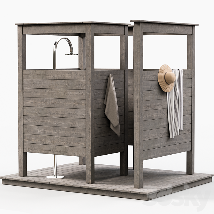 Outdoor Shower - Other - 3D model