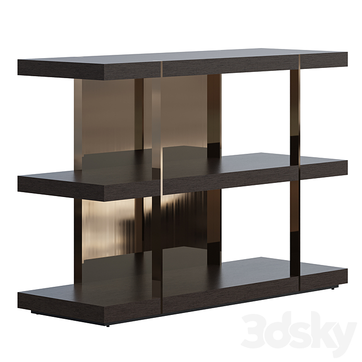 Oka Eldora Console Table - Espresso - Console - 3D model