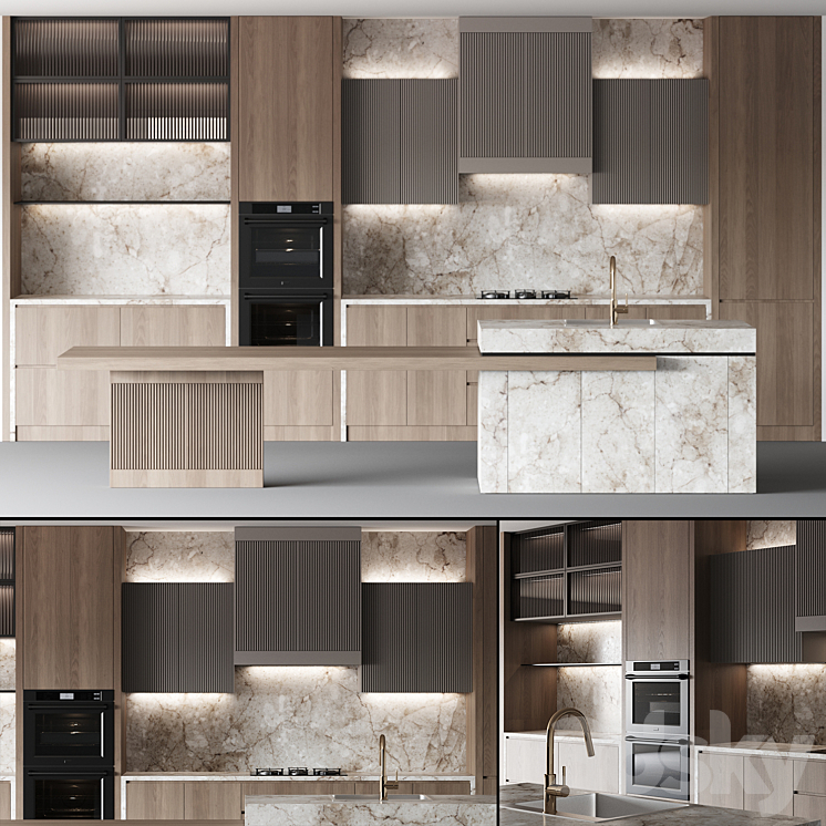 Kitchen Design 03 - Kitchen - 3D model