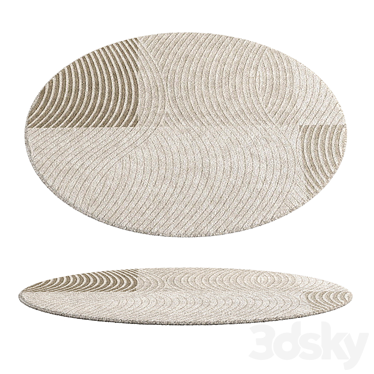 ROUND AREA RUG - Carpets - 3D model