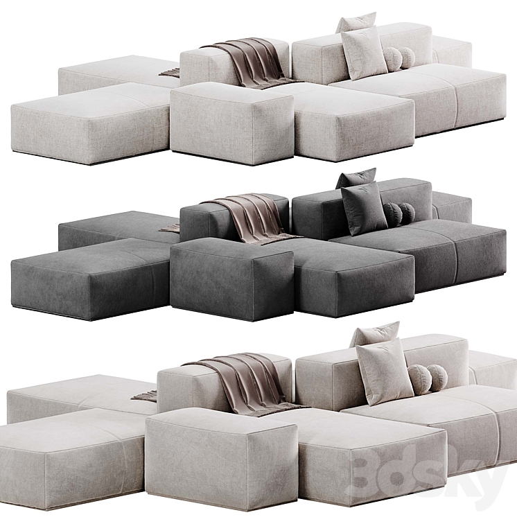 Davis Sofa By Amura - Sofa - 3D model