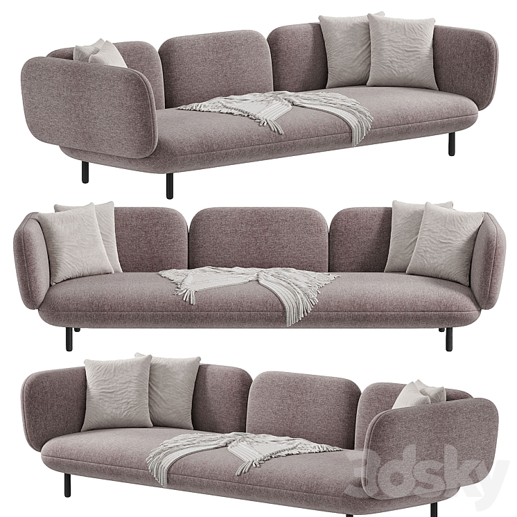 HOBO Contrast sofa by Hundred Mile - Sofa - 3D model