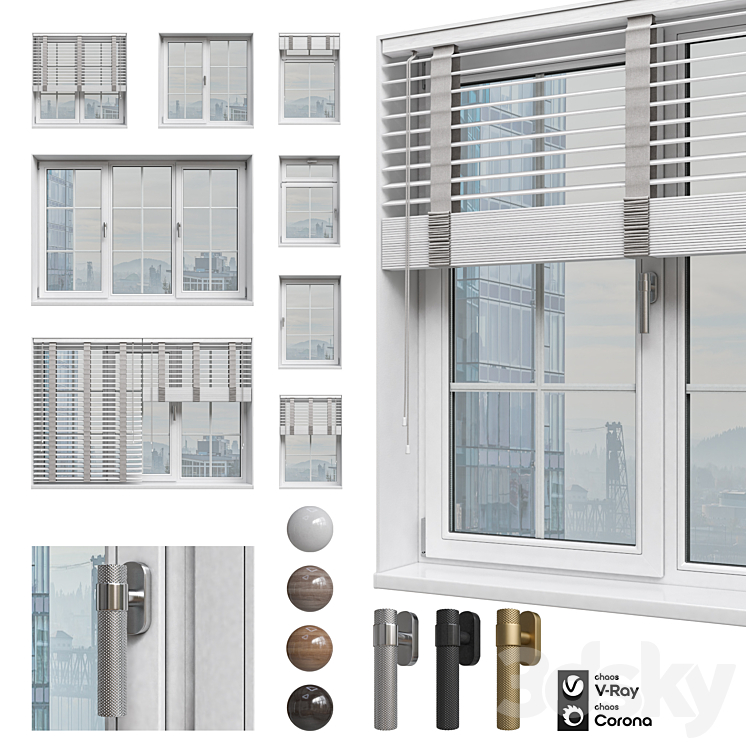 Window Collection Part 12 - Windows - 3D model