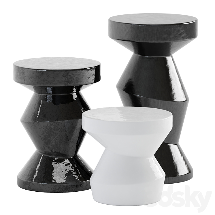 Inout Side table with 3 options - Table - 3D model